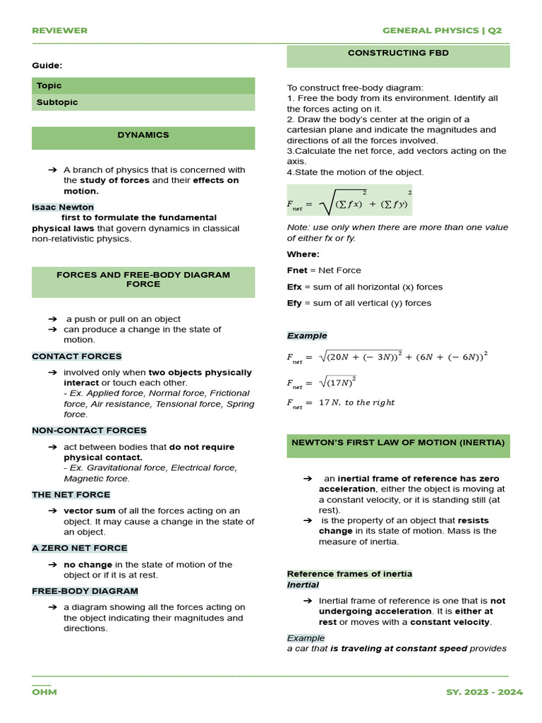 Of Either FX or Fy.: Example | Download Free PDF | Force | Friction