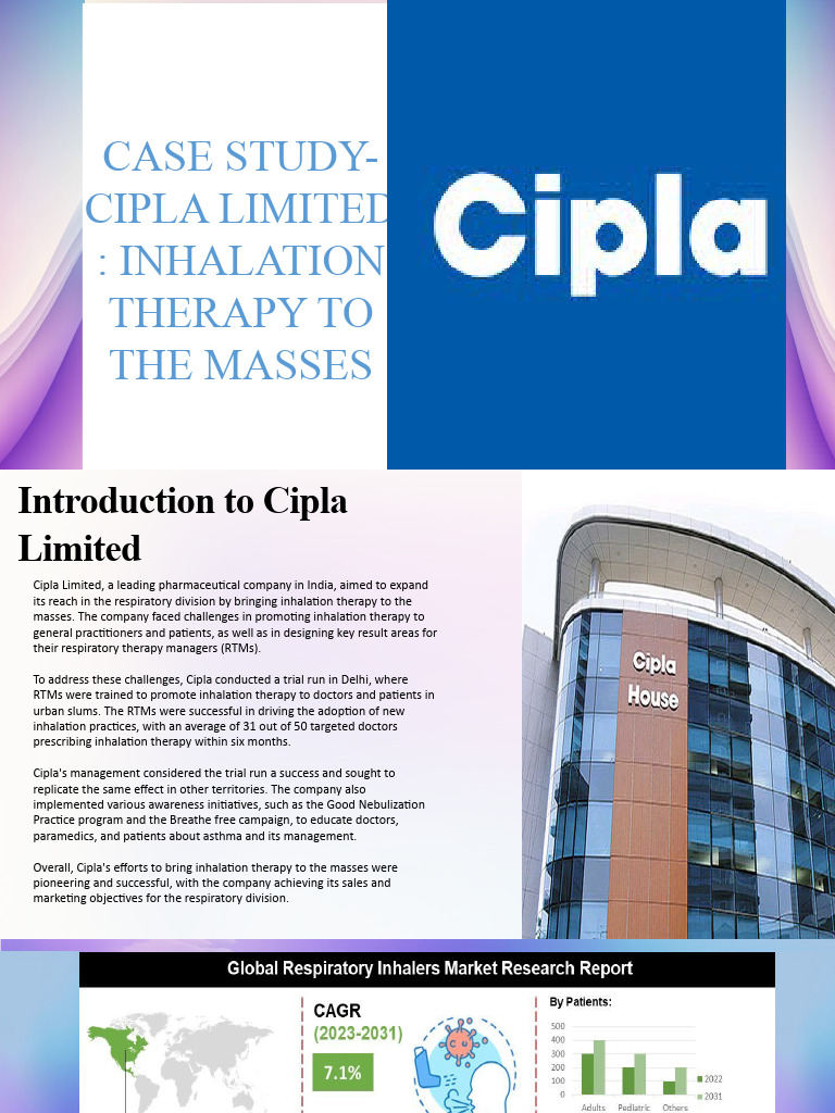 Introduction To Cipla Limited | PDF | Health Care | Physician