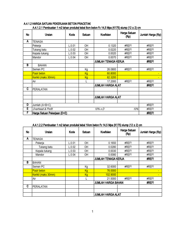 Contoh Perhitungan | PDF
