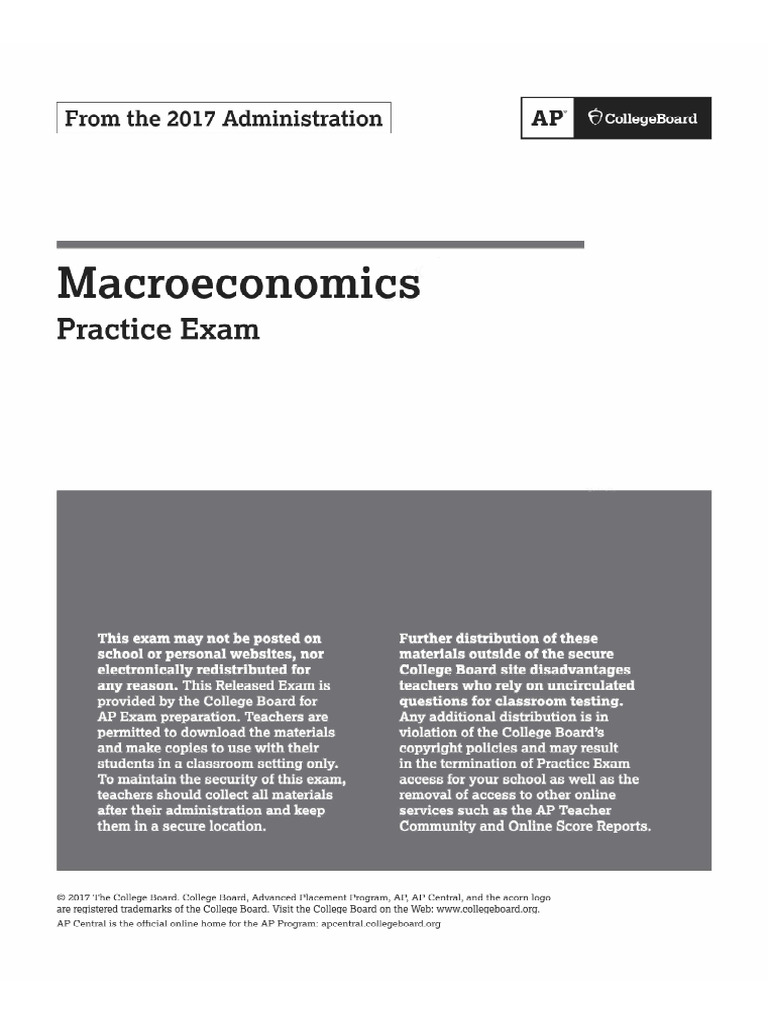 AP Macro 2017 | PDF