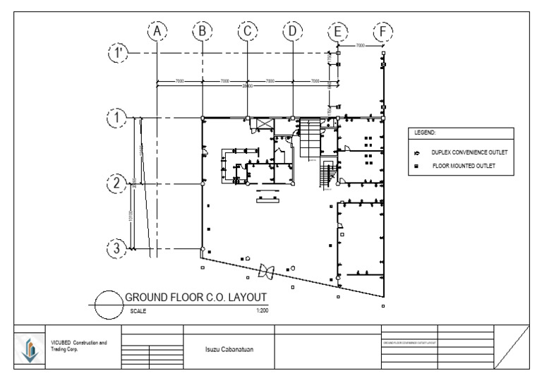 Ground Floor Convenience Outlet Layout | PDF