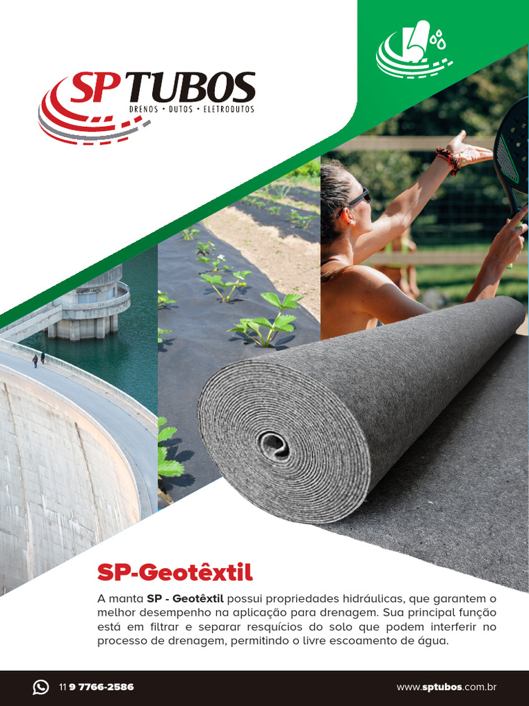 SP Catálogo - Manta Geotextil | PDF | Materiais