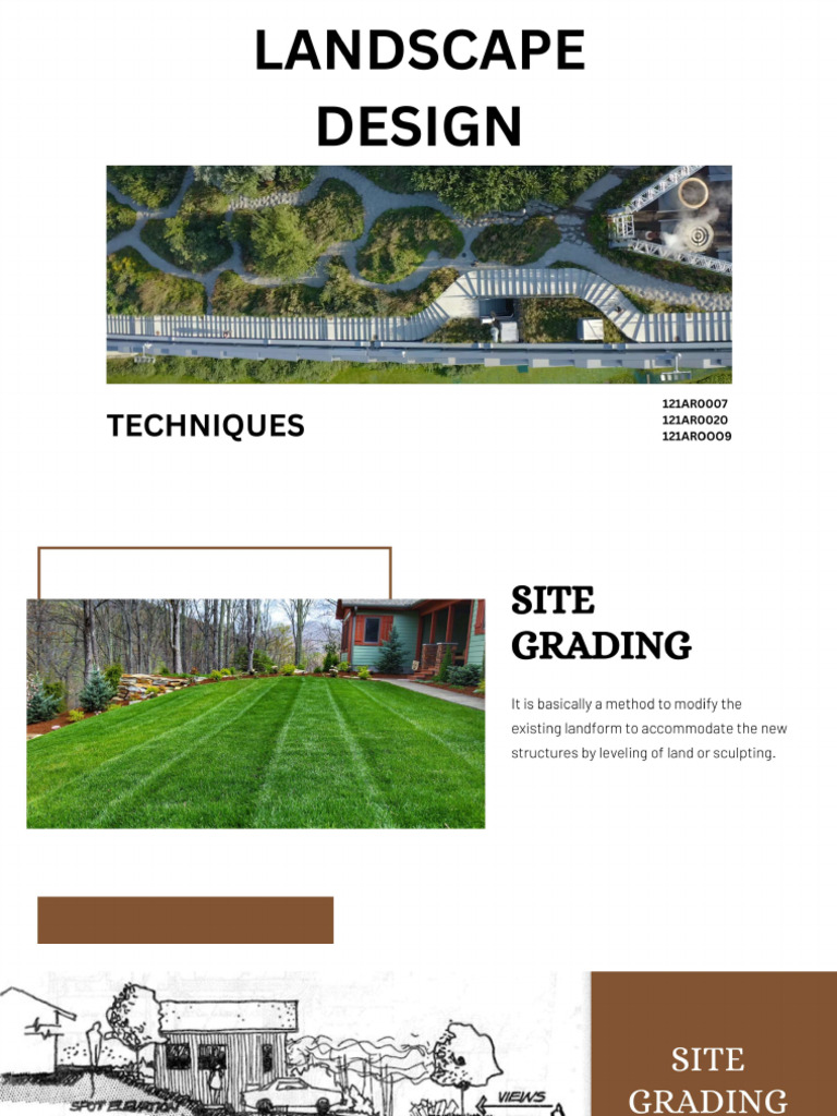 LANDSCAPE DESIGN TECHNIQUIES From Time-Saver Standards For Landscape ...