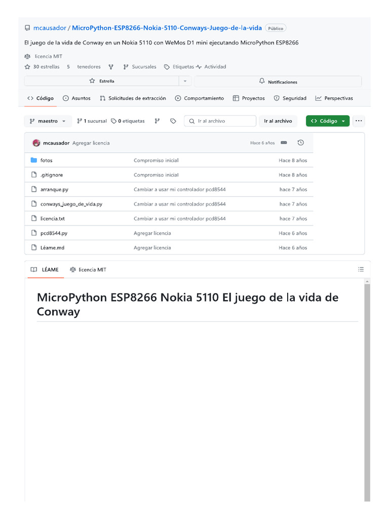 GitHub - Mcauser - MicroPython-ESP8266-No... D1 Mini Ejecutando MicroPython ESP8266 | PDF