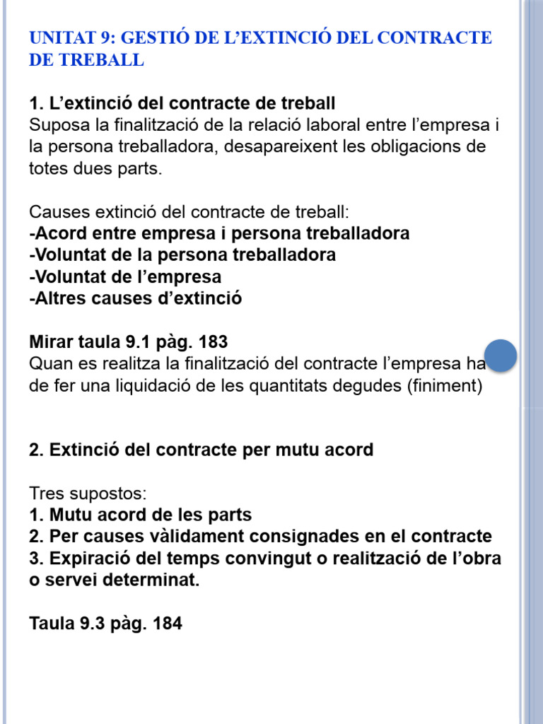 Presentació Unitat 9 | PDF