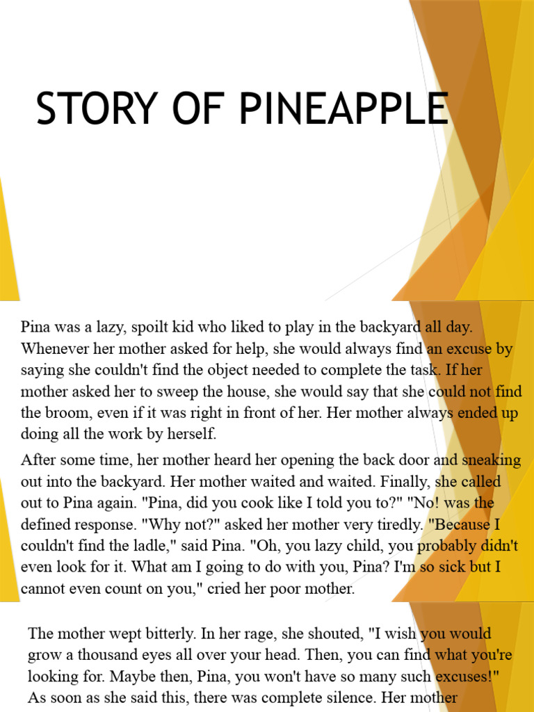 Story of Pineapple | PDF