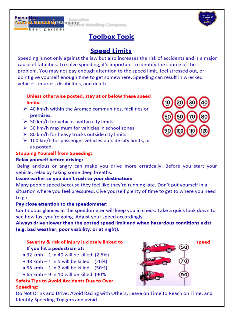 Speed Limits | PDF | Technology & Engineering