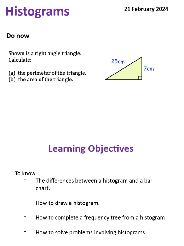 2 1 Histograms Pdf Descriptive Statistics