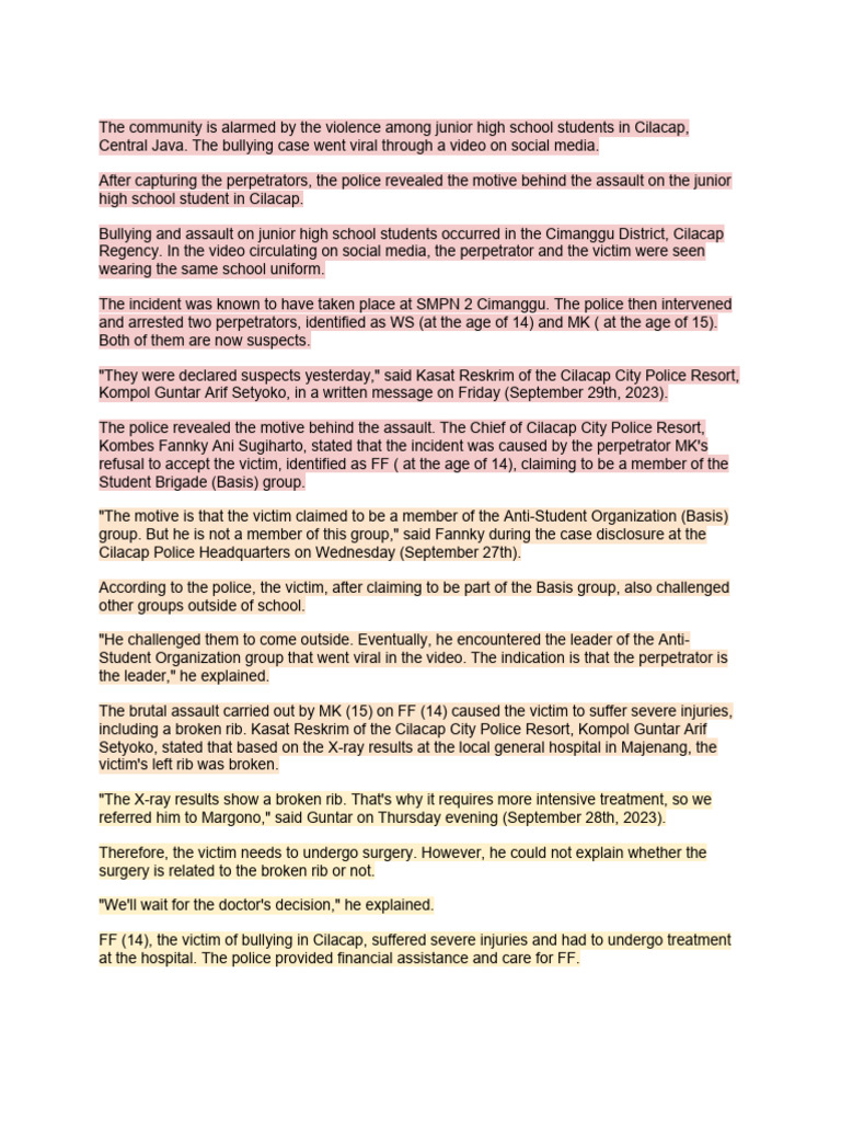 Ini Namanya Script | PDF | Law Enforcement | Crime & Violence