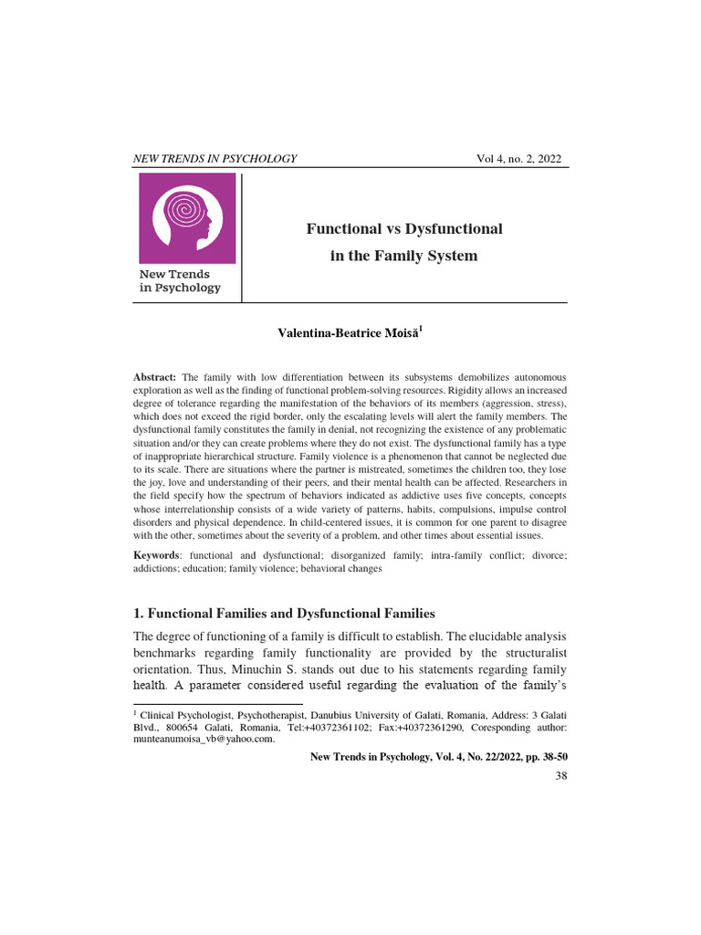 5 Functional | Download Free PDF | Adolescence | Family