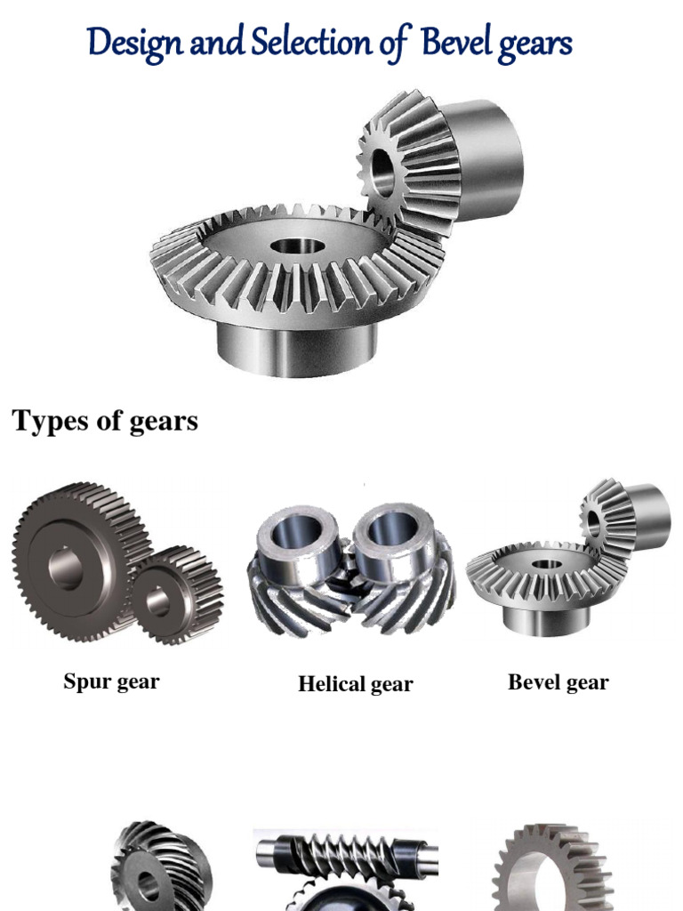 Bevel Gear Design & Selection Guide | PDF | Gear | Mechanics