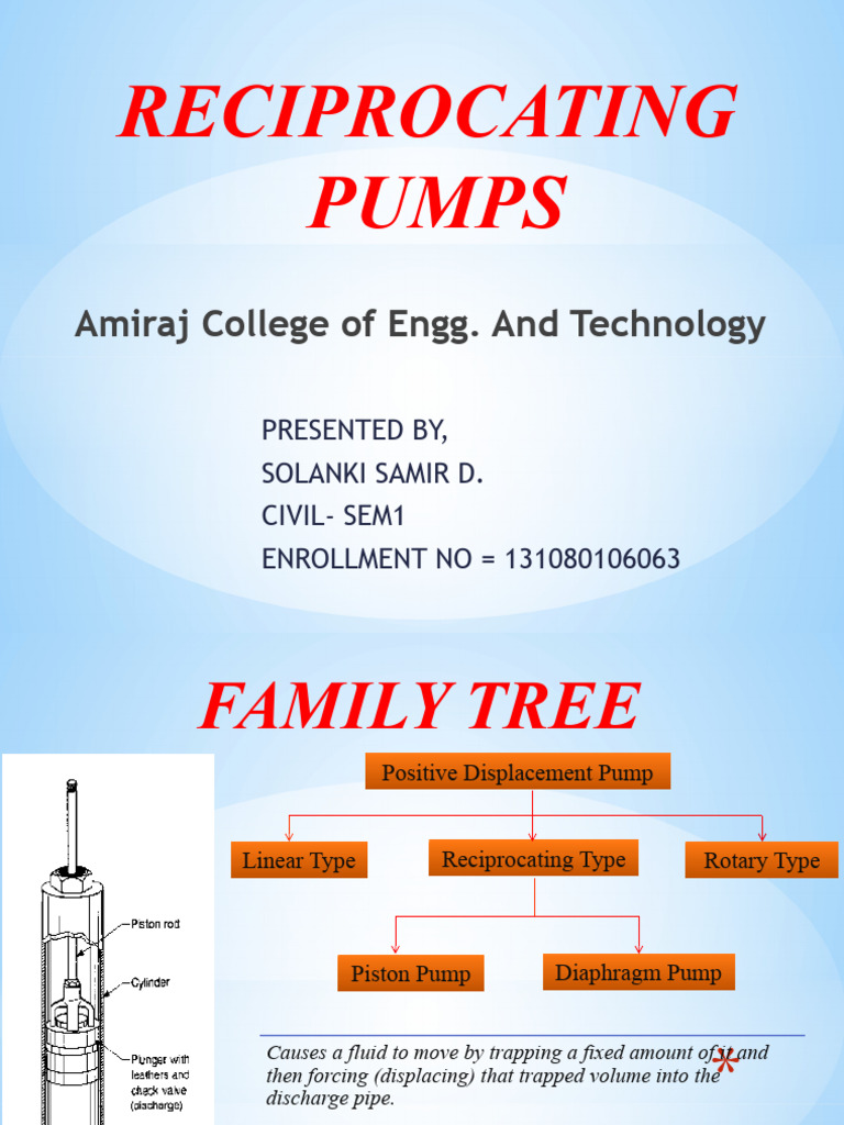 Reciprocaty Pumps | PDF | Pump | Valve