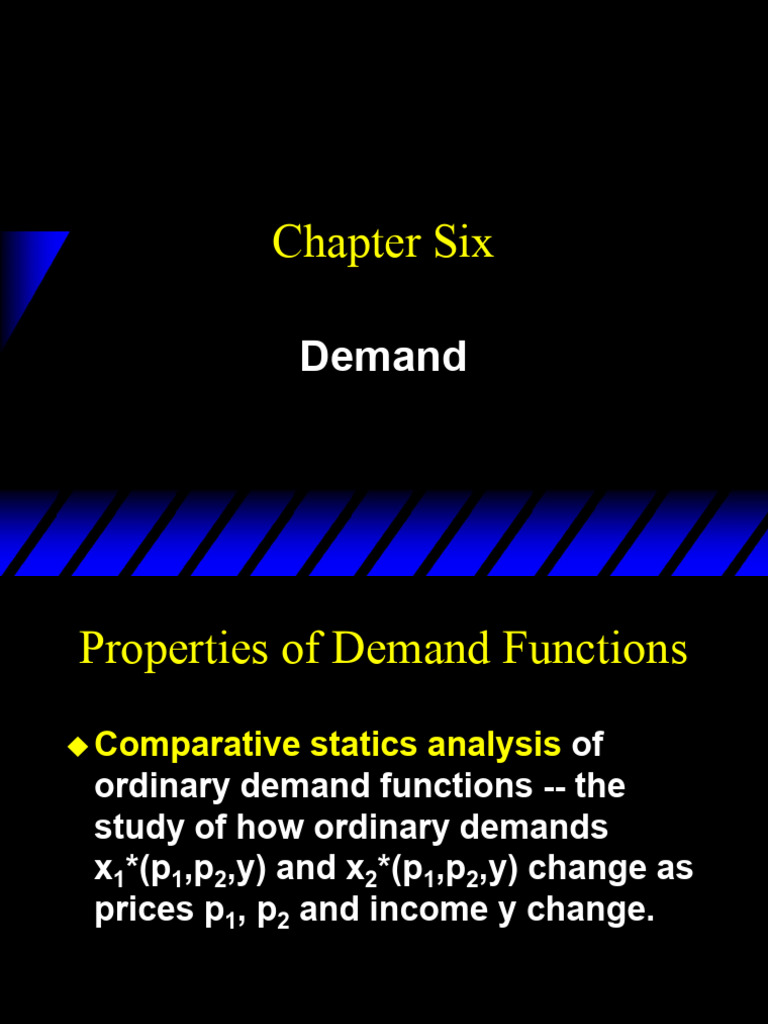 Ch6 Demand | PDF | Utility | Demand