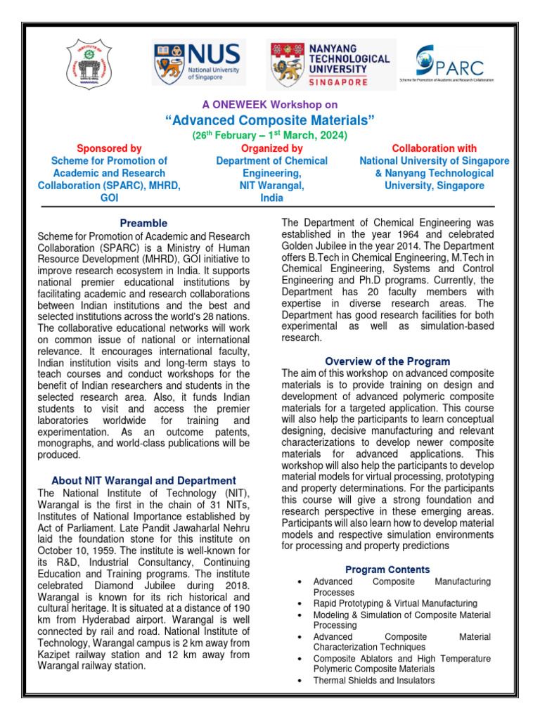 Advanced Composite Materials Workshop | PDF | Engineering