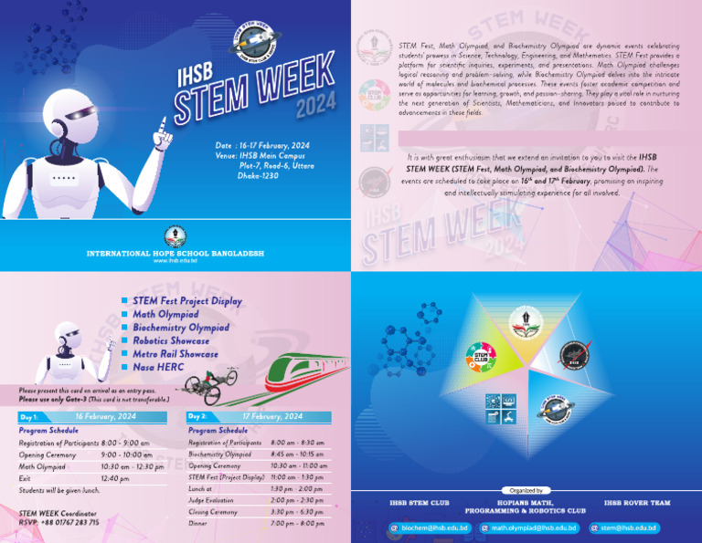 Invitation STEM WEEK | PDF