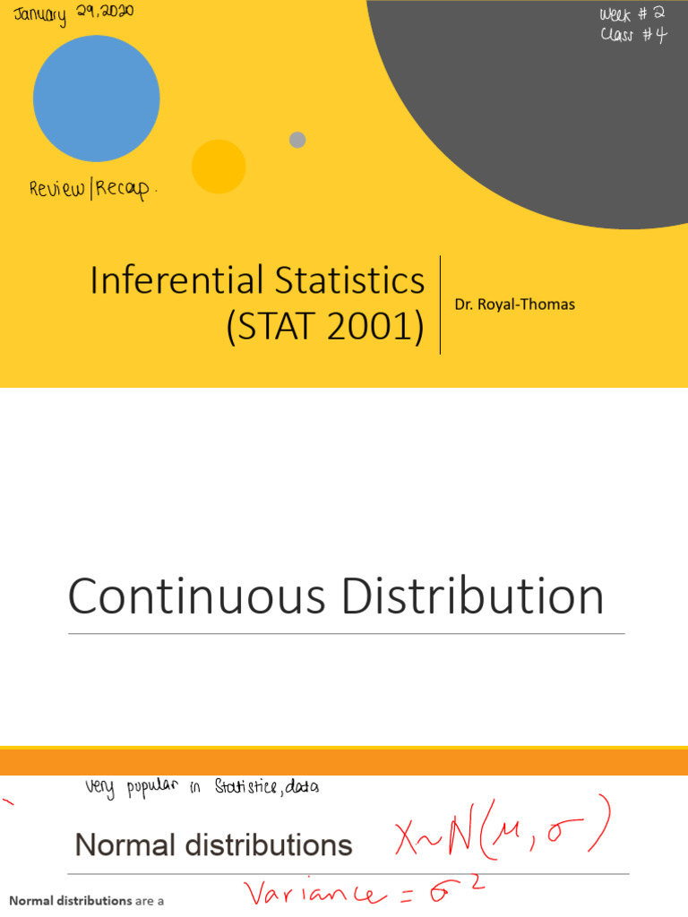 Inferential Statistics - Introduction - Lecture - Part3 - Actual | PDF ... Inferential Statistics - Introduction - Lecture - Part3 - Actual | PDF ...