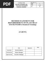 Water Tank Cleaning and Disinfection Method of Statement | PDF | Water | Occupational Safety And ...