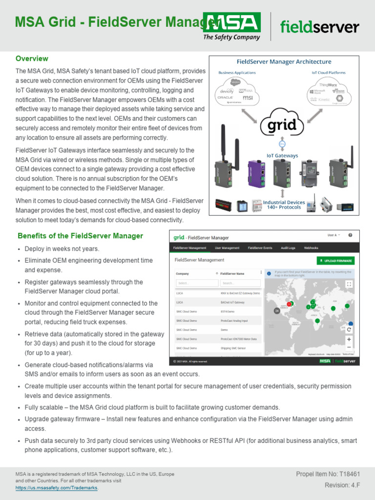 DS MSA Grid-FieldServer Manager | PDF | Cloud Computing | Internet Of ...