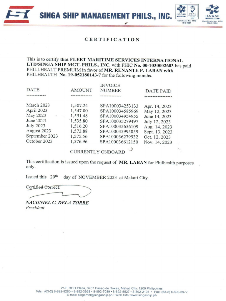 Laban Renante Philhealth | PDF