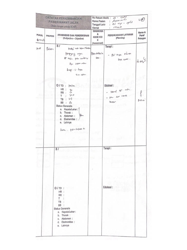 CPPT Rujuk Balik 1 | PDF