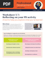 RCOT CDF Pillars and Standards Into CPD Reflection | PDF | Occupational ...