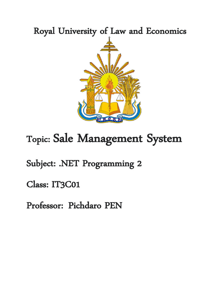 Royal University of Law and Economics | PDF | Microsoft Sql Server ...