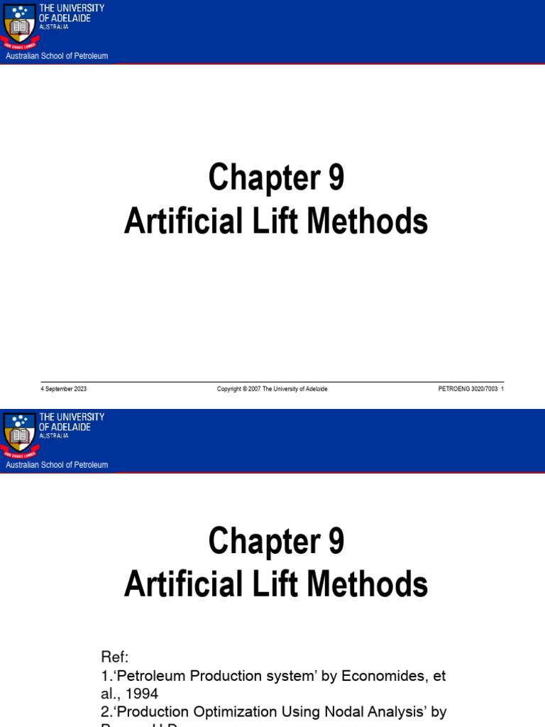 Chapter 9. Artificial Lift Methods - Gas Lift - SV2019 | Download Free ...