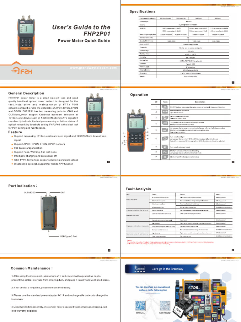 Powermeter FHP2P01 User Manual | PDF