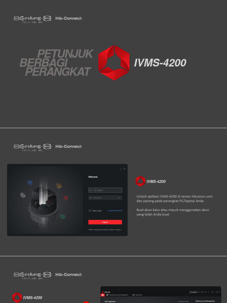 Panduan Penggunaan IVMS-4200 di PC | PDF