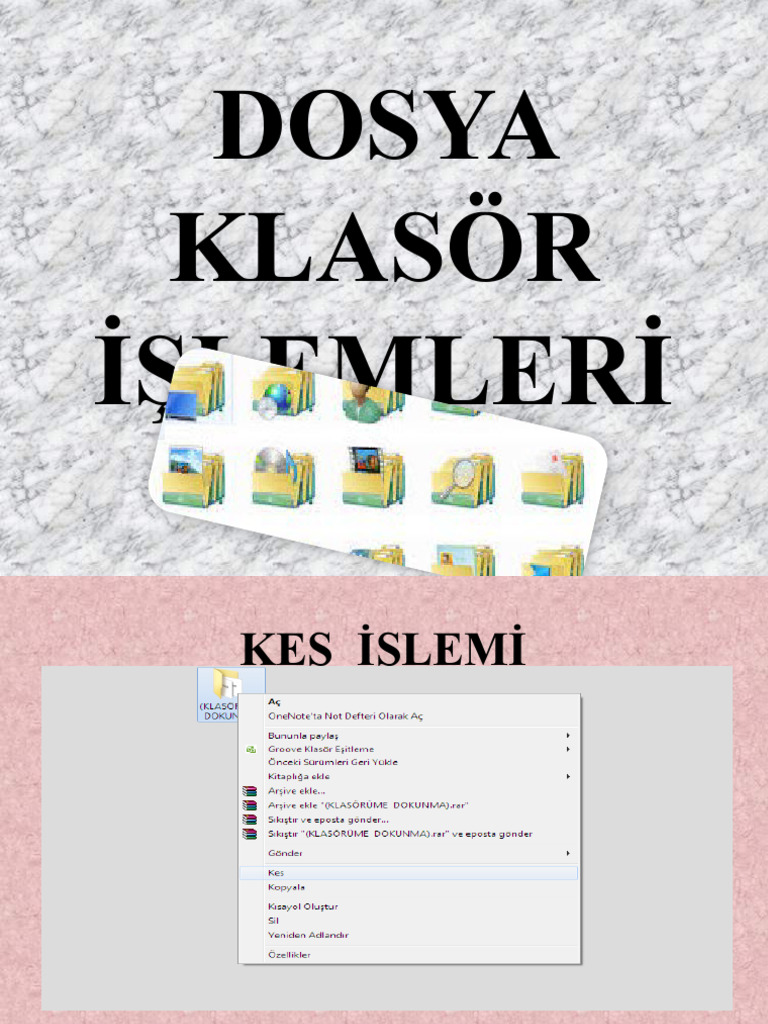 Dosya Klasor Islemleri | PDF