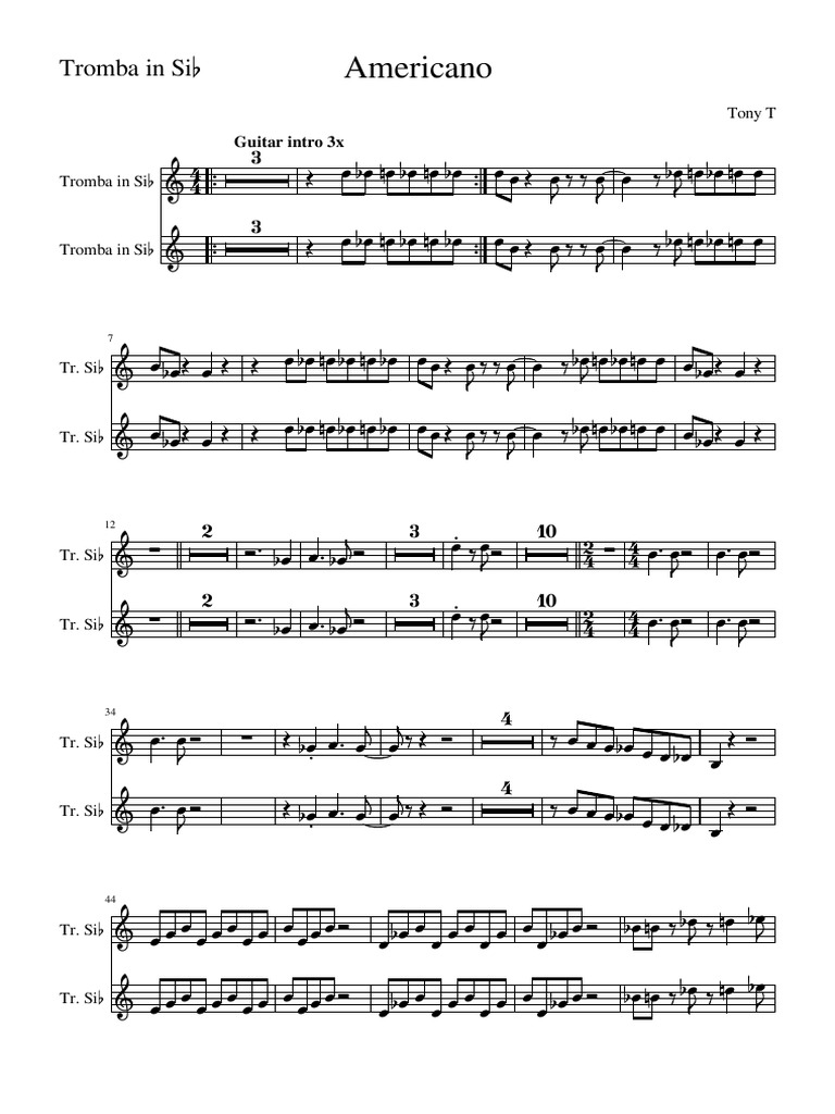 Americano Tromba | PDF