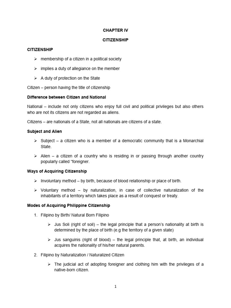 Module 10 | PDF | Naturalization | Citizenship