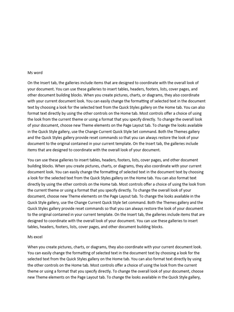 MS Word | PDF | Page Layout | Design