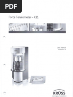 Kruss k20 Manual | PDF | Menu (Computing) | Thermostat