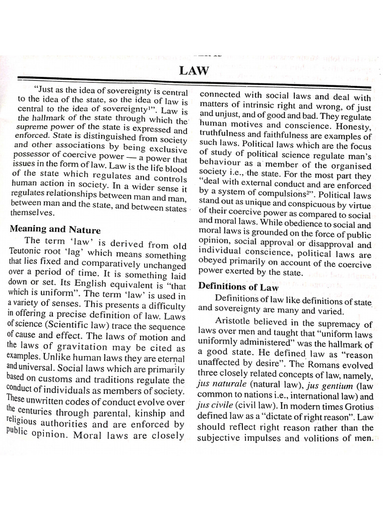 Law 1 | PDF