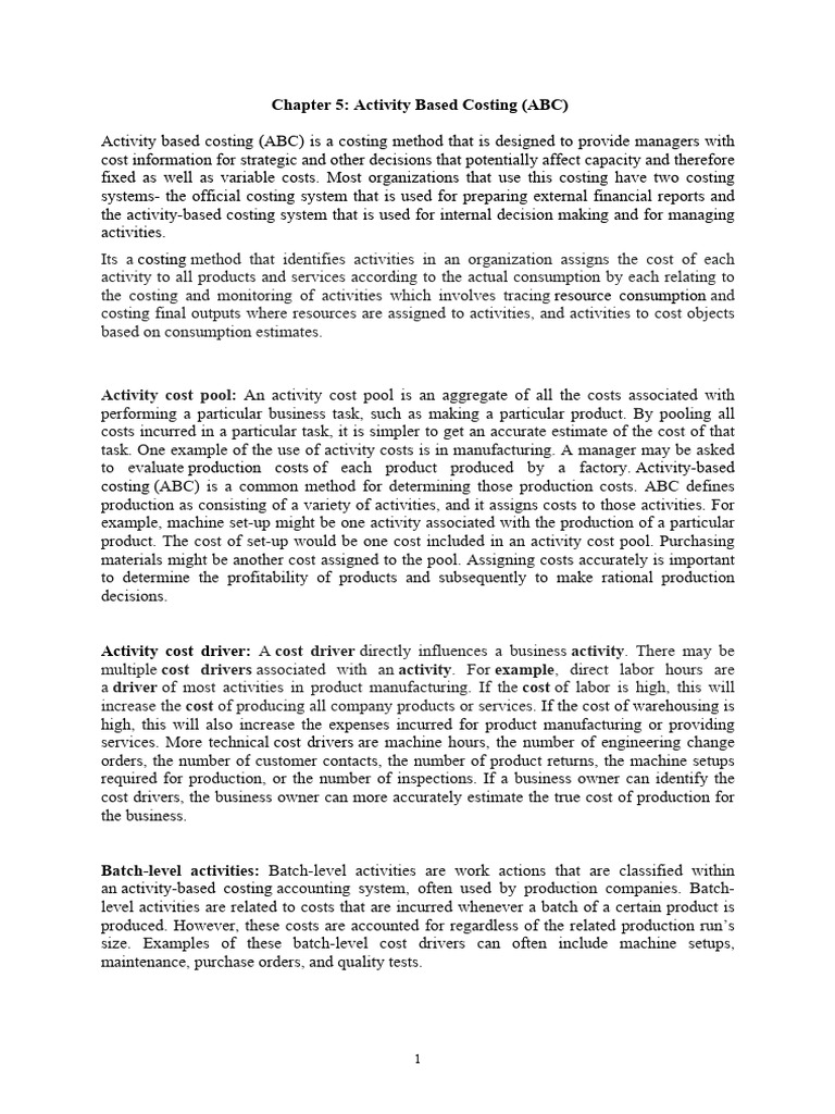 Acn 5 | PDF | Cost | Business