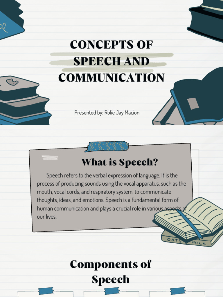 Speech and Communication Essentials | PDF | Communication | Nonverbal ...