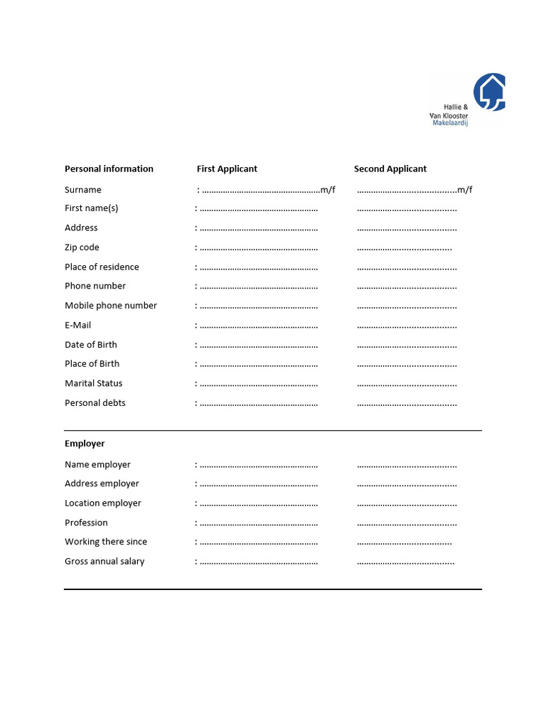 Application Form Retal Apartments | PDF | Lease | Credit Card