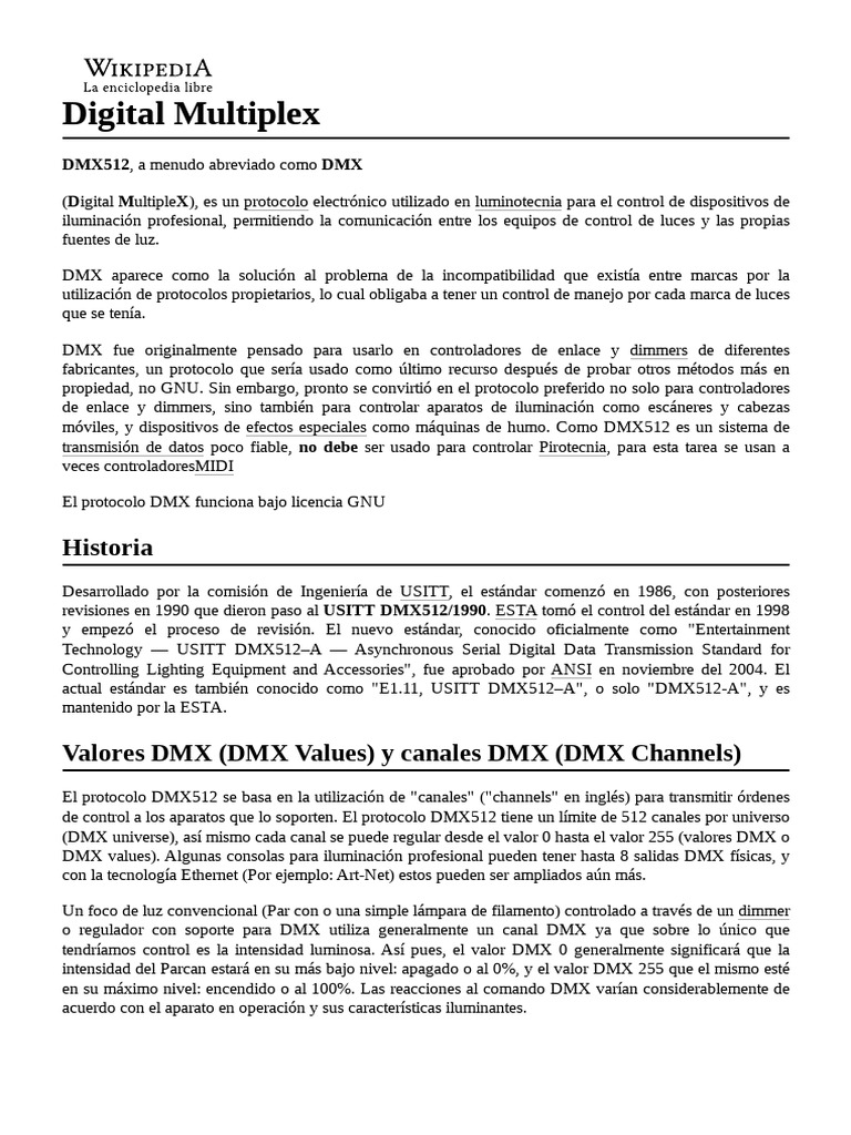 Digital Multiplex | PDF | Componentes | Estándares de red