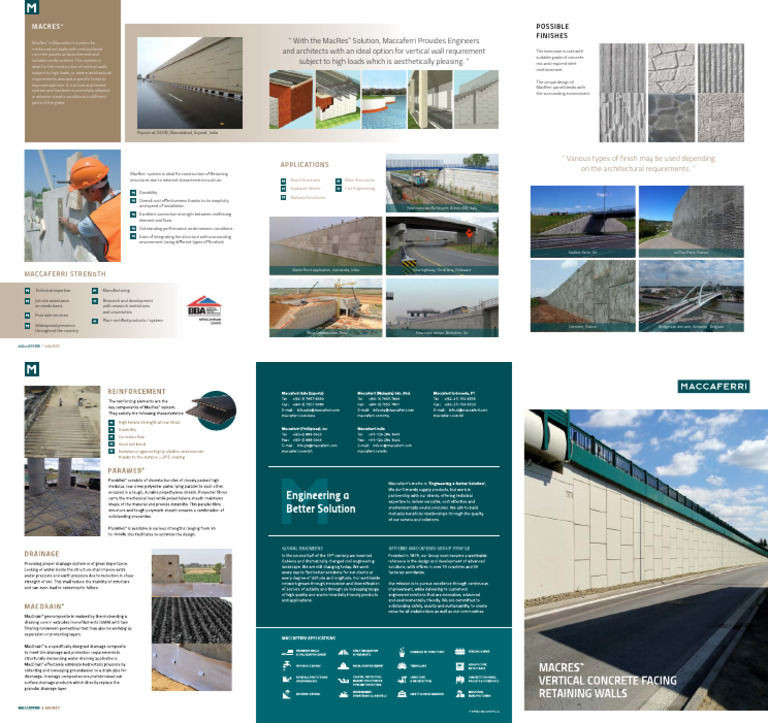 Macres Brochure - Mac Res R4 V2 | PDF | Concrete | Engineering