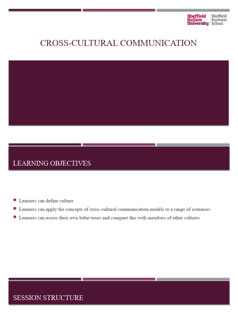 Cross-Cultural Communication | PDF | Cross Cultural Communication ...