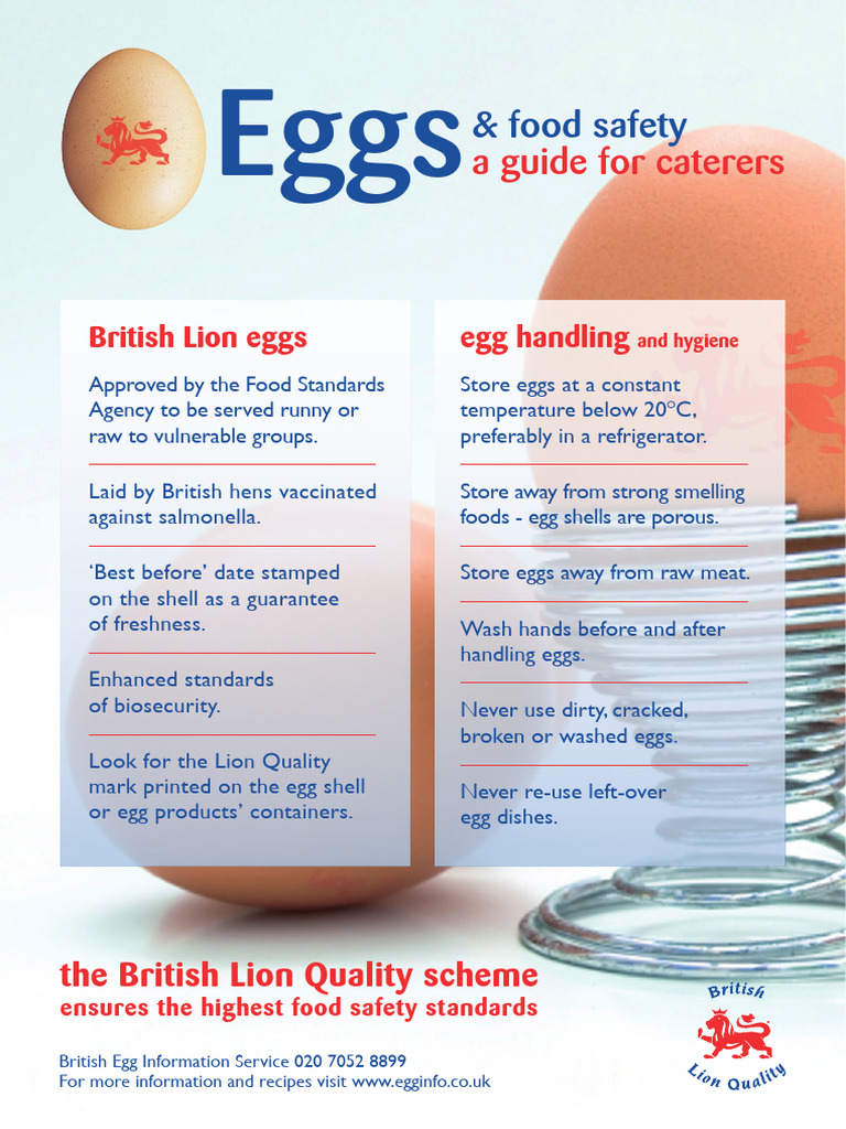 Eggs Food Safety Guide Jan 18 | PDF | Egg As Food | Food Safety