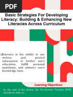 Building and Enhancing New Literacies Across The Curriculum | PDF | Reading Comprehension | Literacy