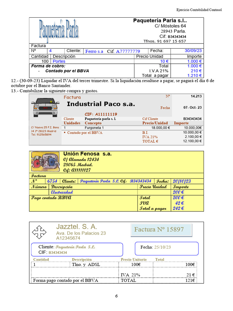 Hoja 6 | Descargar gratis PDF | Bancos | Bancario