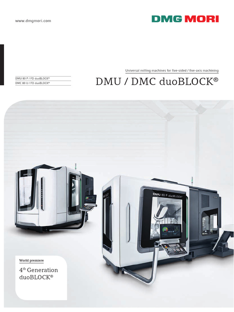 Dmu 80 P FD Du D Duoblock-2 | PDF | Machining | Numerical Control