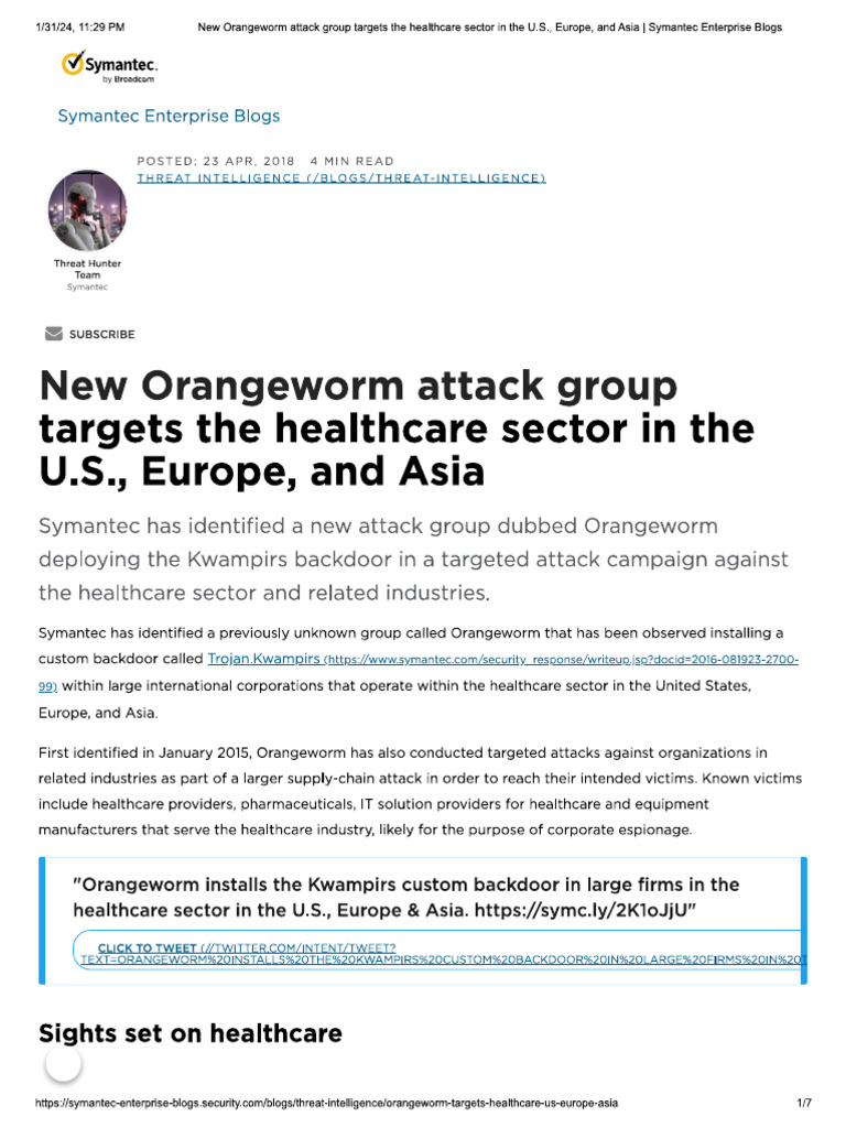 Orangeworm 2pdf | PDF