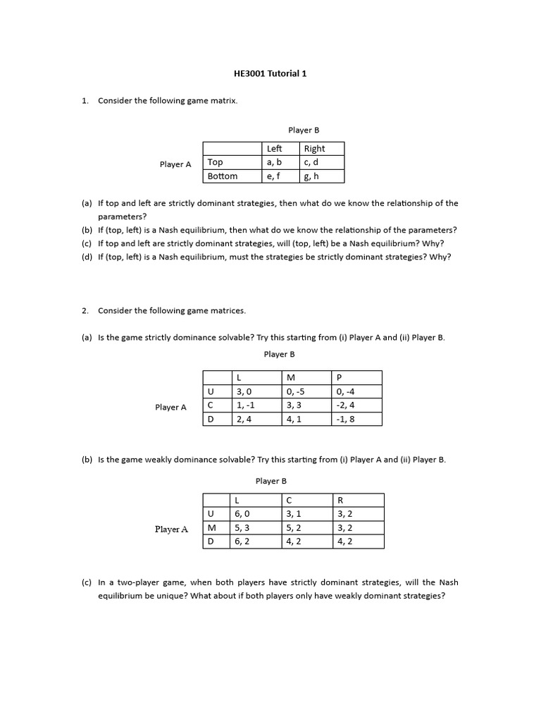 Tutorial 1 | PDF | Economic Theories | Economic Methodology