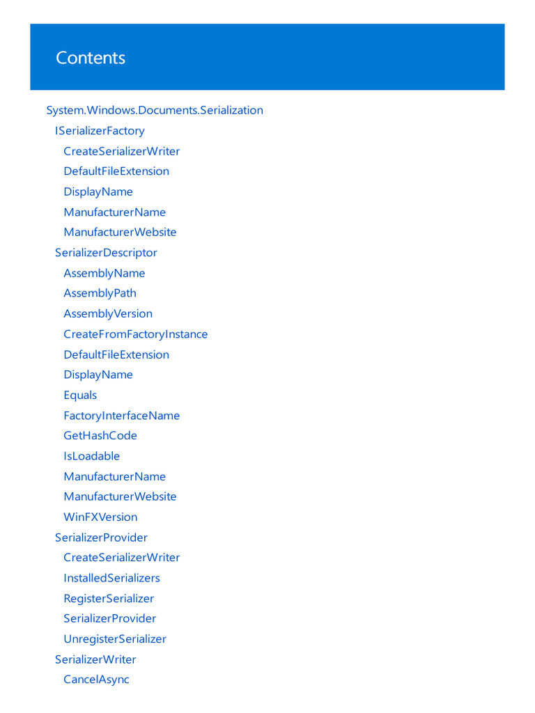 System Windows Documents Serialization Namespace Pdf Windows