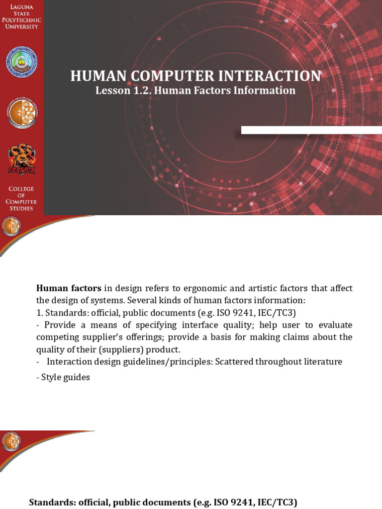 SLM 1 Itep 101 Hci SLM 1 Lesson 1.2 | Download Free PDF | Icon (Computing) | Human–Computer ...