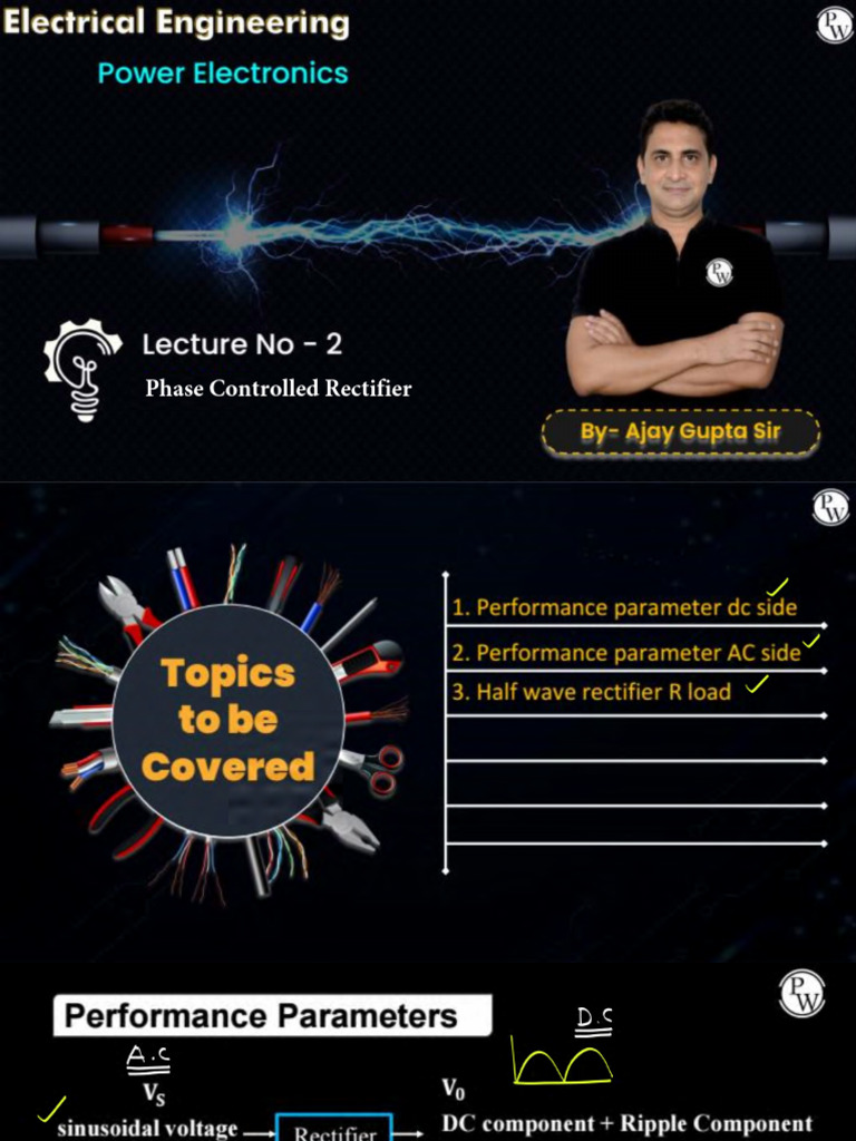 Phase Controlled Rectifier | PDF